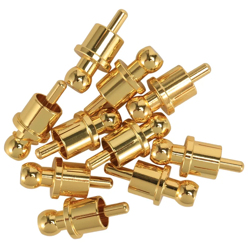 10Pcs-Gold-Plated-RCA-Plug-Cap-Short-Circuit-Socket-Phono-Connector-RCA ...