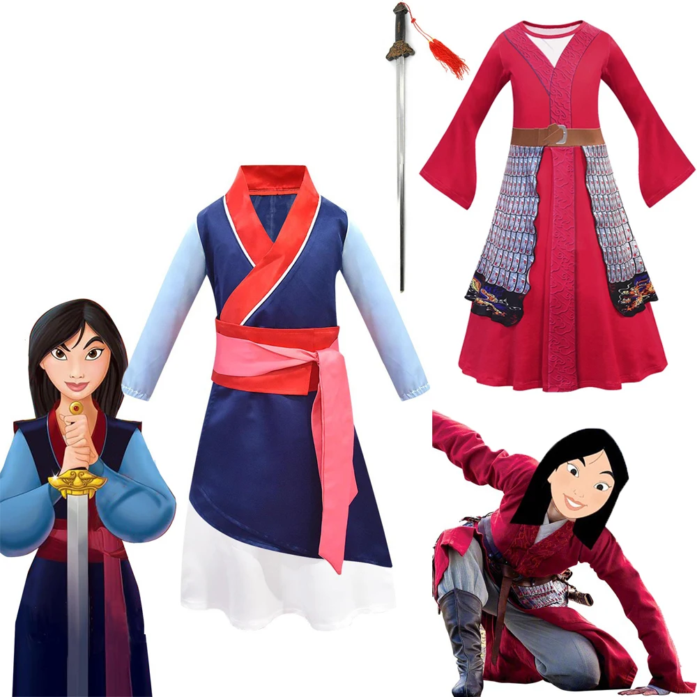 New-Movies-Halloween-Child-Hua-Mulan-Costume-Christmas-Girls-Mulan ...