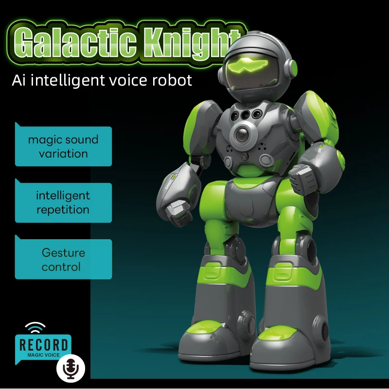Yellow-2-4g-RC-robot-remote-control-programming-English-space-robot ...