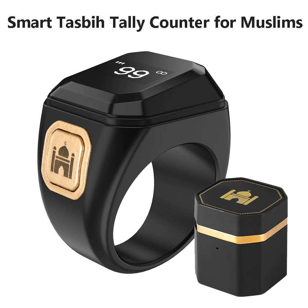 Iqibla-Smart-Tasbih-Zikr-Count-Prayer-Finger-Ring-Counters-Clicker-with ...