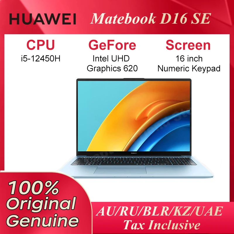 2022-HUAWEI-MateBook-D-16-SE-16-Inch-Eye-Protection-Laptop-i5-12450H ...