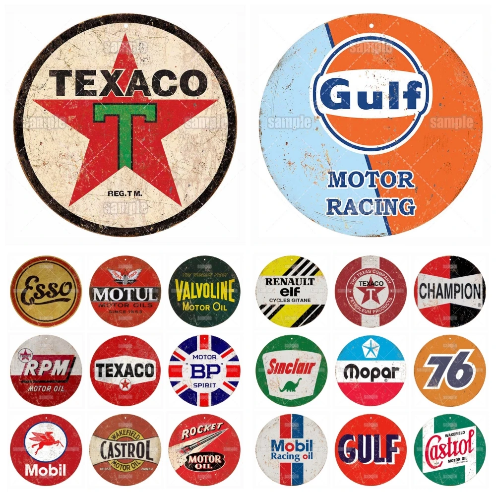 Vintage Gas Station Logos