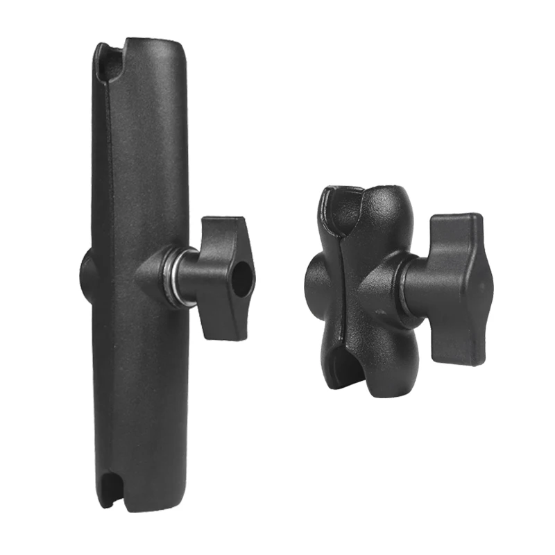 Bicycle Motorcycle Aluminum alloy Double Socket Arm for 25mm 1" Ball ...
