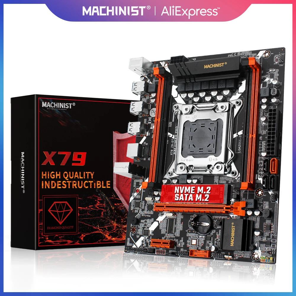 MACHINIST X79 Motherboard Support DDR3 REG ECC RAM and Desktop Memory ...