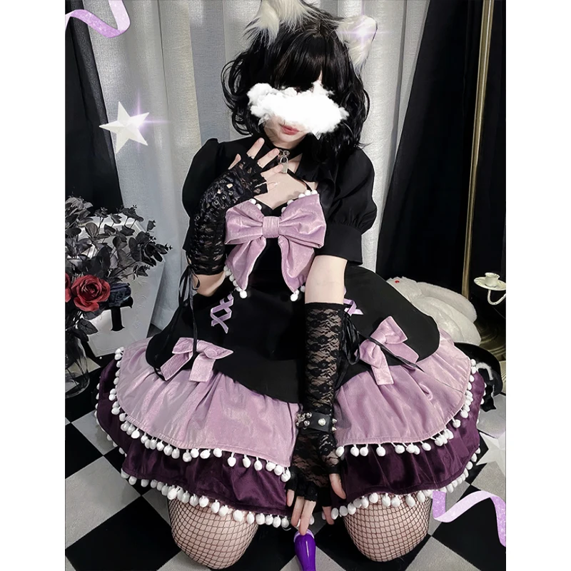 Demon Kuromi Kawaii Dress - KawaiiMerch.com