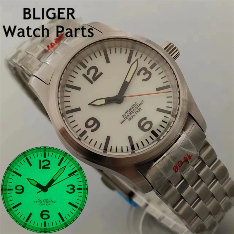 BLIGER-36mm39mm-24-Jewels-NH35NH36-Automatic-Men-s-Watch-Screw-Crown ...