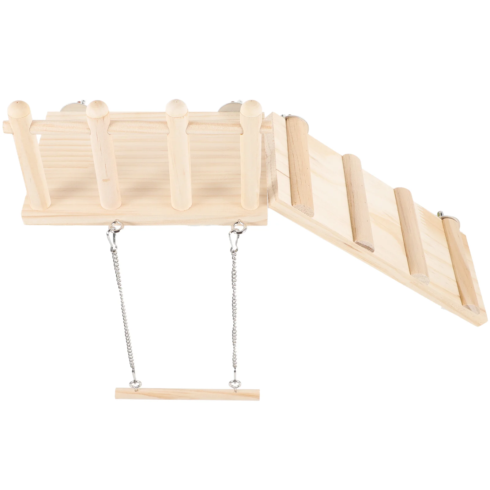 Parrot-Stands-with-Climbing-Ladder-Hanging-Bird-Springboard-Stairs ...