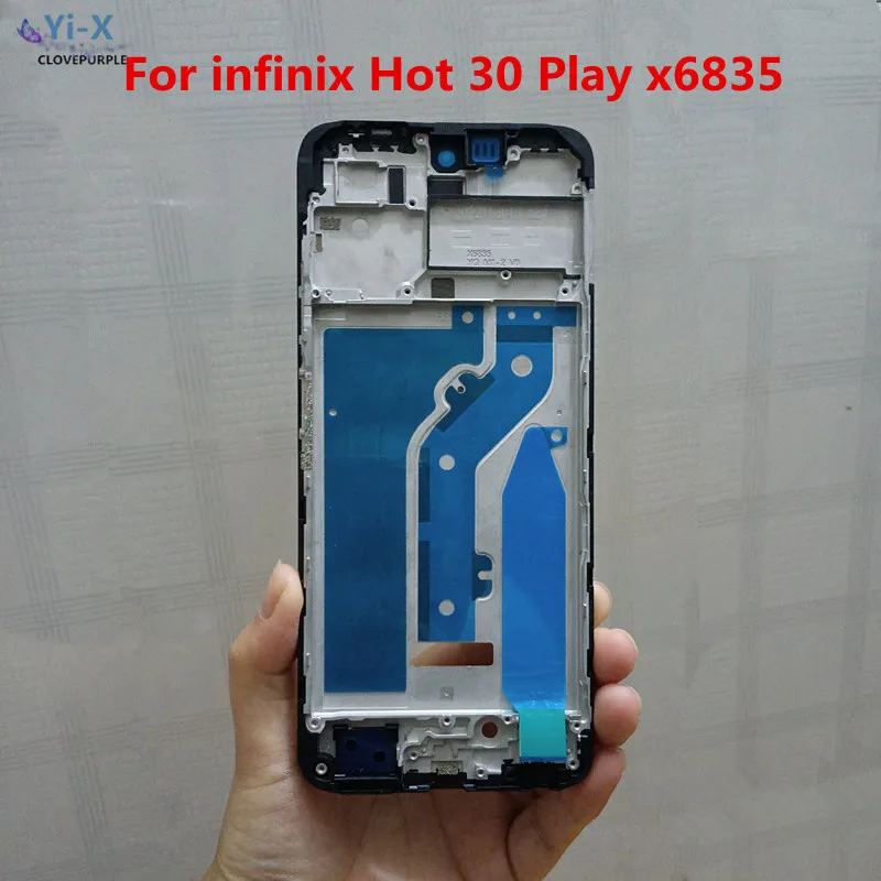 1pcs-Front-Frame-LCD-Support-Frame-for-infinix-Hot-30-Play-X6835-Repair ...