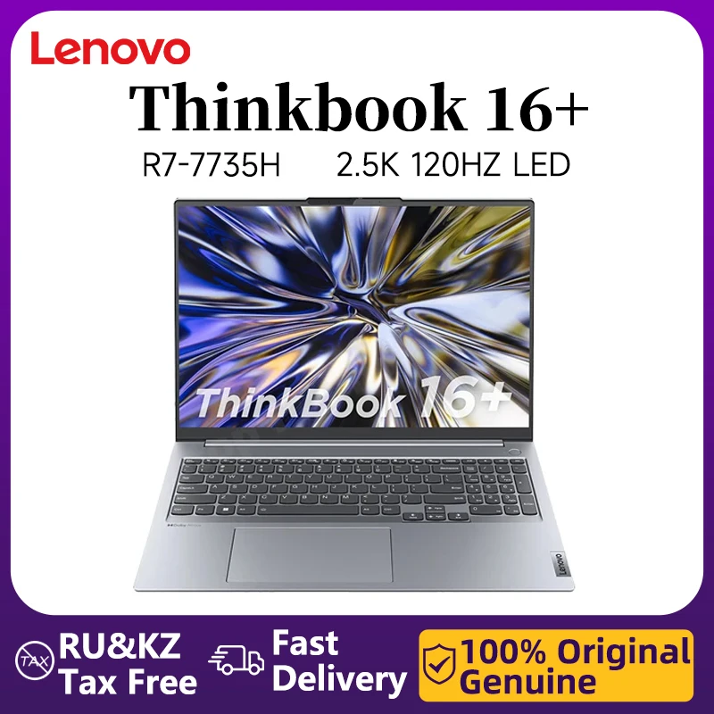 New-Lenovo-Thinkbook-16-Laptop-2023-AMD-Ryzen-R7-7735H-2-5K-120Hz-16 ...