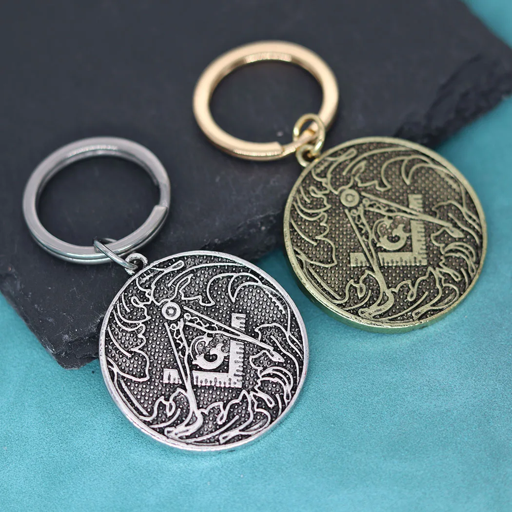 Nedar-Slavic-Rune-Triangle-Ruler-Key-Chain-Mason-Pendant-Keychain-Gift ...