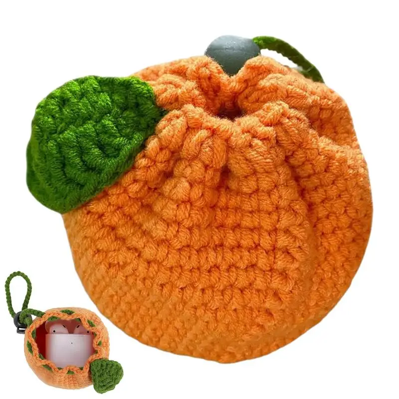 Orange-Tangerine-Bag-Cute-Coin-Purse-Orange-Shaped-Crochet-Purse-Cute ...