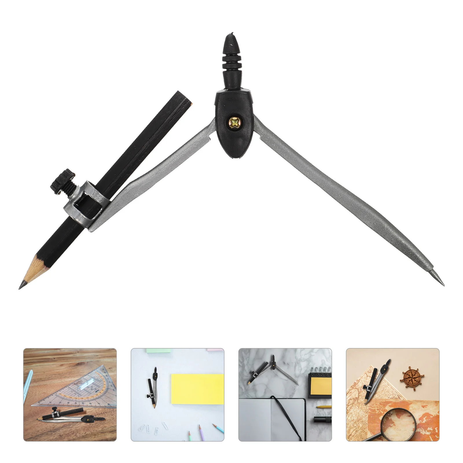 Compass Geometry For Drafting Drawing Tool Math Set Metal Tools ...