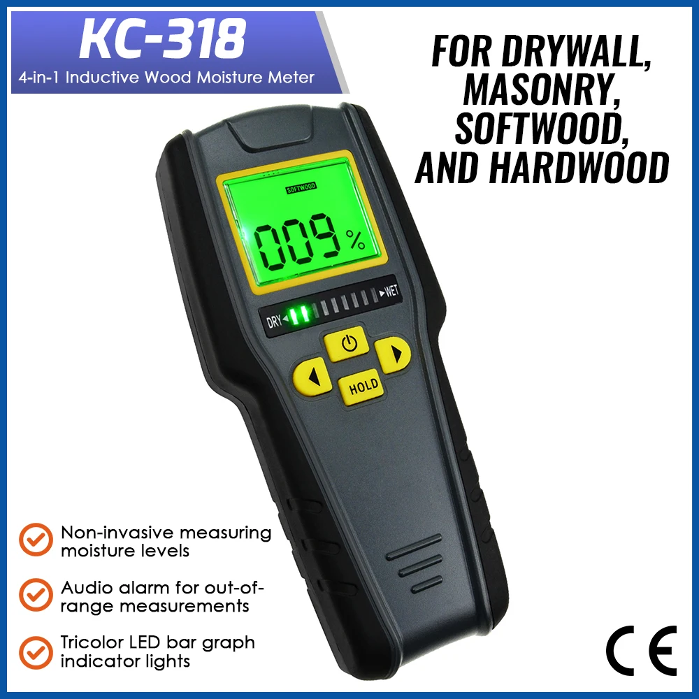 Humidity-Detector-Wood-Moisture-Tester-Digital-Wall-Moisture-Meter-Wood ...