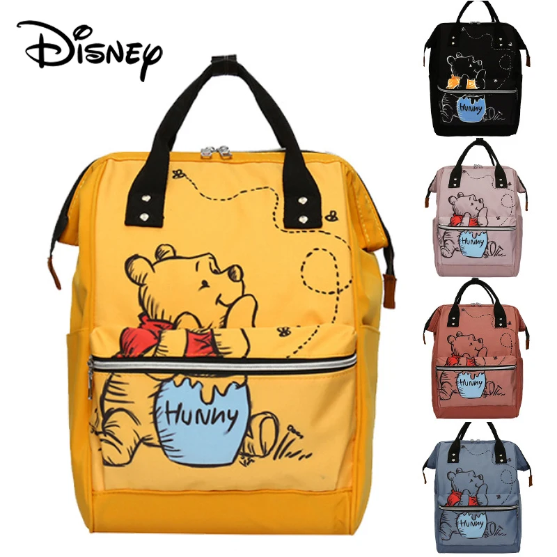 Disney-Winnie-The-Pooh-Backpack-Anime-Large-Capacity-Travel-Mommy-Bag ...