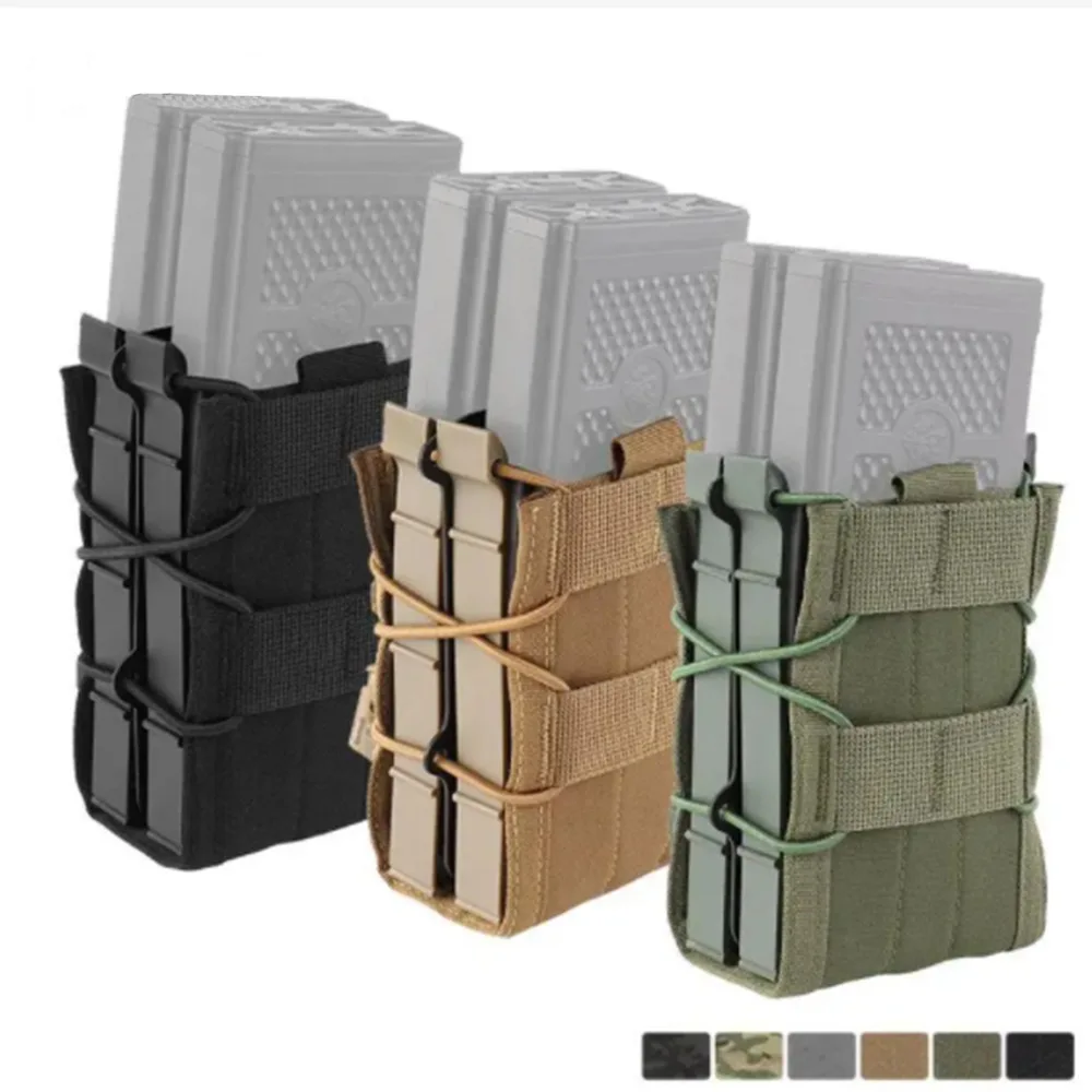 Tactical Molle Magazine Pouch 7.62 5.56 Fast Speed Mag Pouches for .223 ...