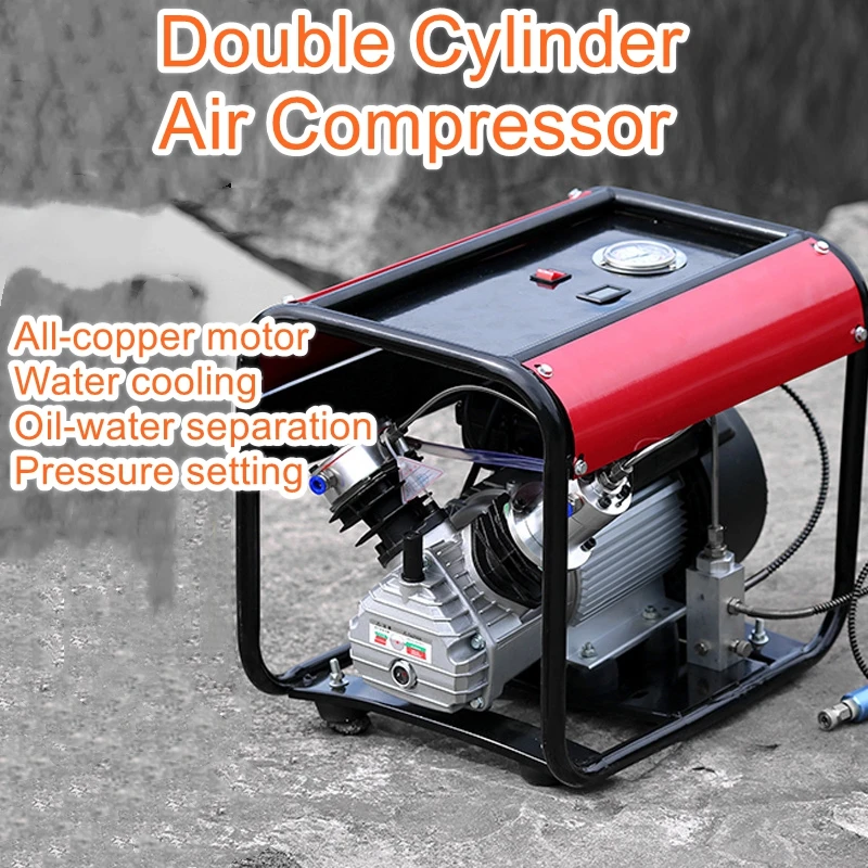 Double-cylinder-high-pressure-pump-40mpa-high-pressure-inflator-30mpa ...