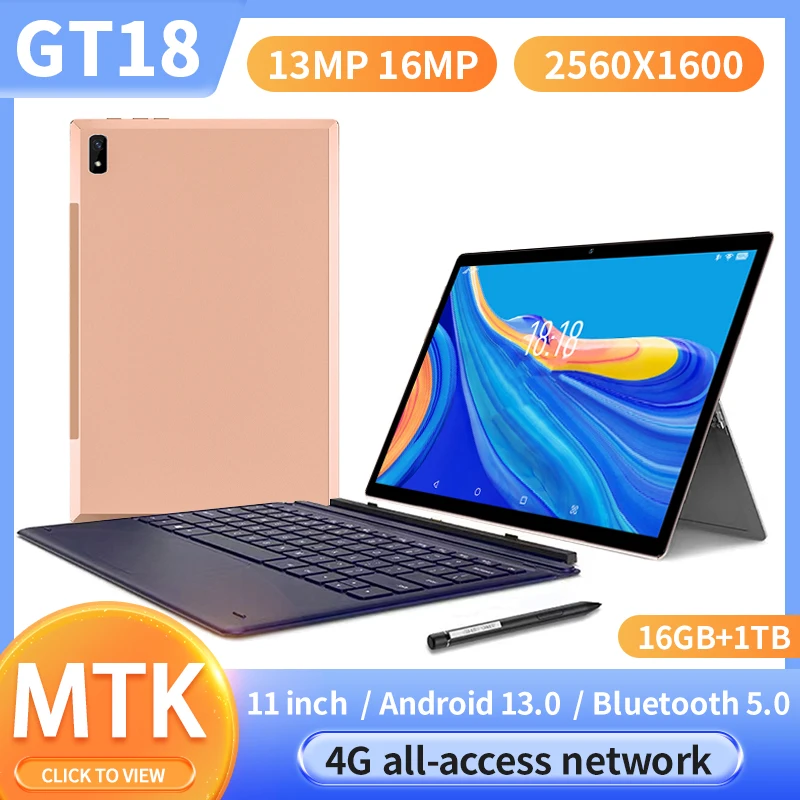 Tableta Android 13,0 de 10,11, 12 pulgadas, 16GB de RAM, 1TB de ROM ...