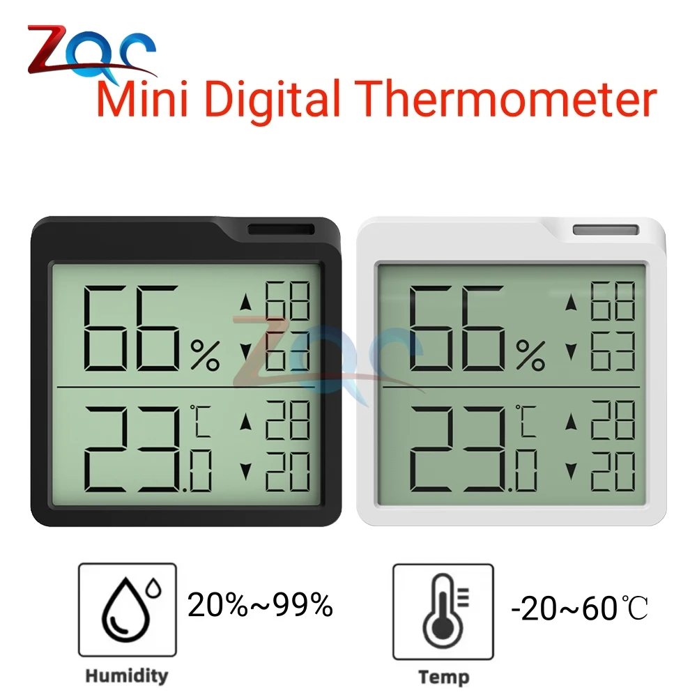 Mini LCD Digital Room Thermometer Hygrometer Temperature Sensor ...