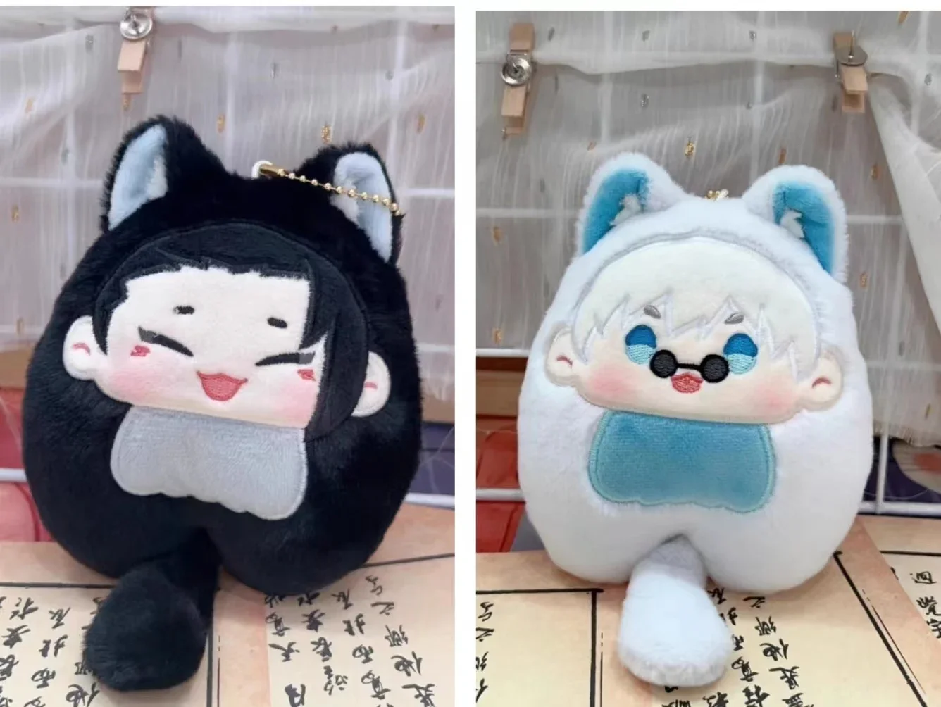 Jujutsu-Kaisen-Gojo-Satoru-Geto-Sugur-Cat-Plush-Keychain-Doll-Toys-Bag ...