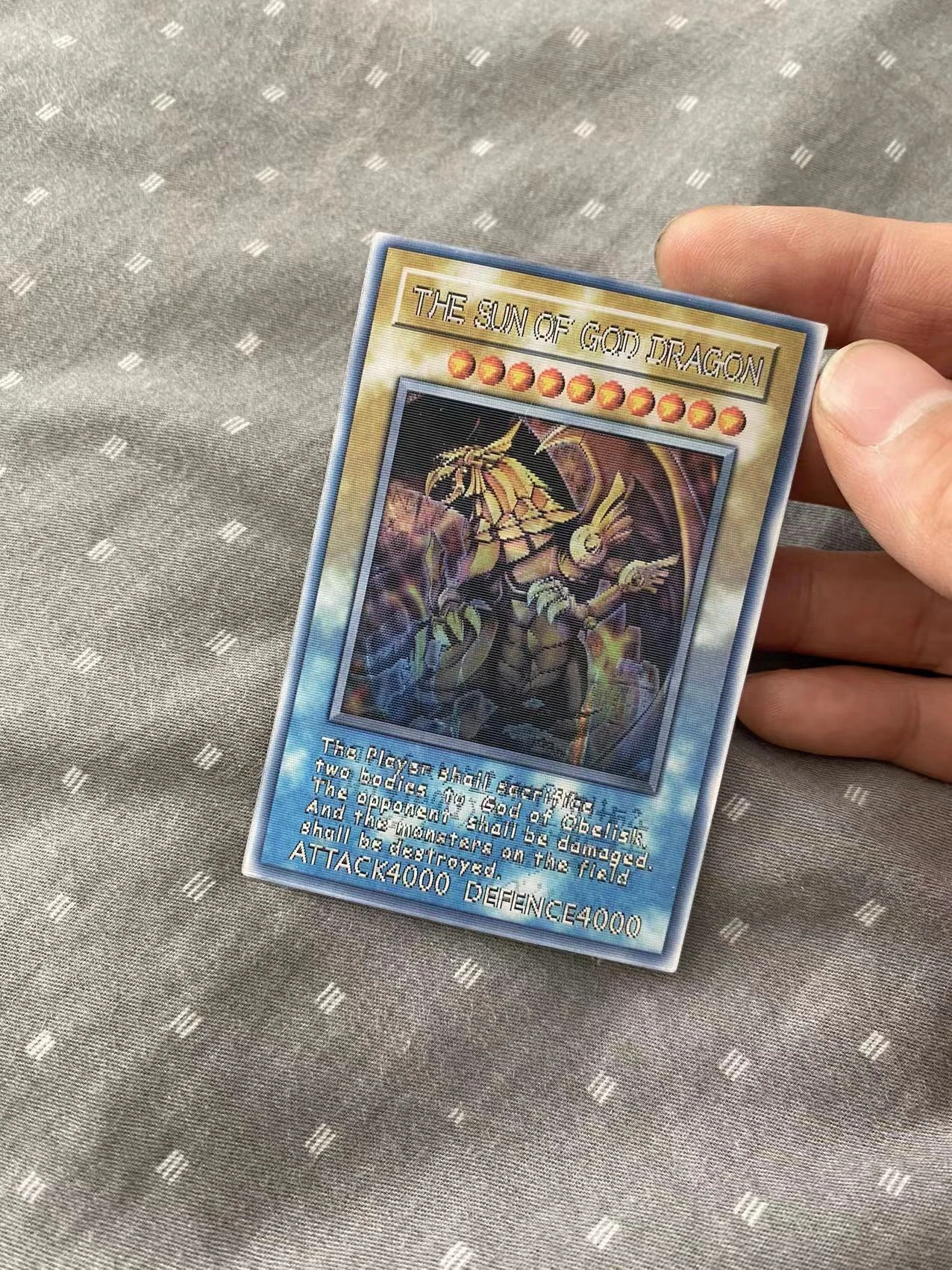 Yu Gi Ohtcg/ocg 3d The Winged Dragon Of Ra/obelisk The Tormentor/slifer ...