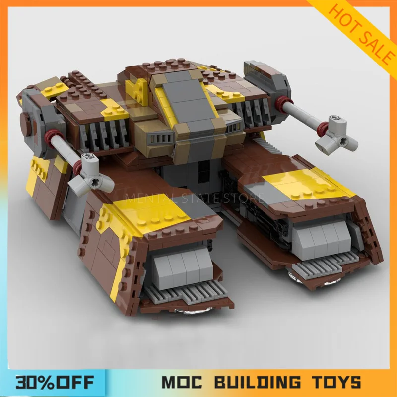 899PCS-Customized-MOC-Canderous-class-assault-tank-Model-Building-Blocks-Technology-Bricks ...