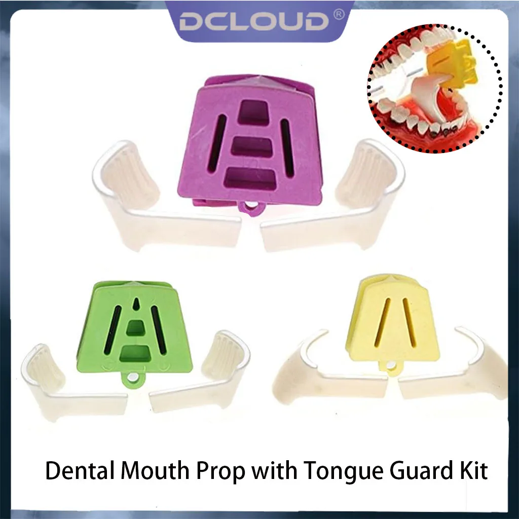 1Pc-Dental-Silicone-Mouth-Prop-Latex-Bite-Block-with-Tongue-Guard-Bite ...