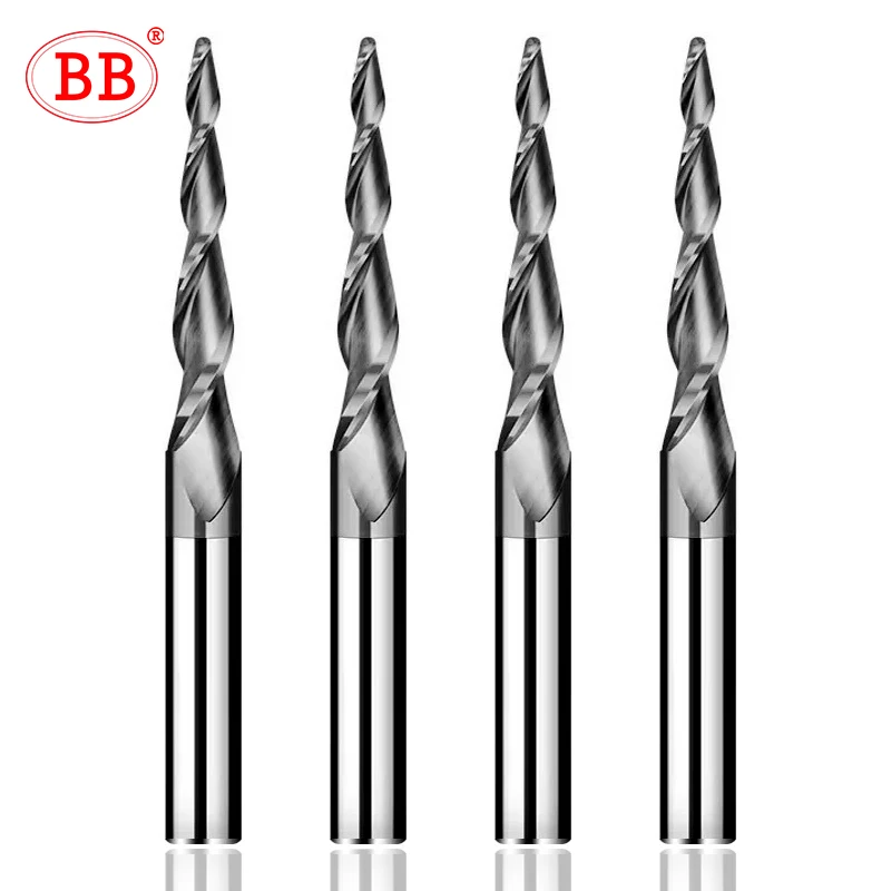 BB-Taper-Ball-Nose-End-Mill-Solid-Carbide-Engraving-Router-Bit-Relief ...