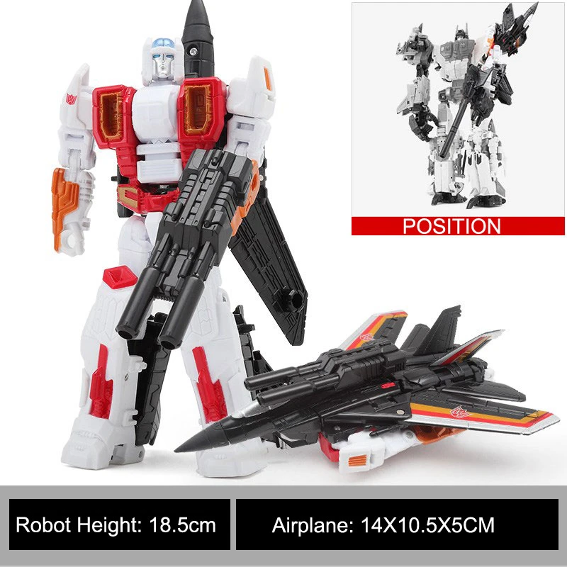 In stock HZX IDW 5in1 Superion Robot Aircraft Action Figure Toys ...