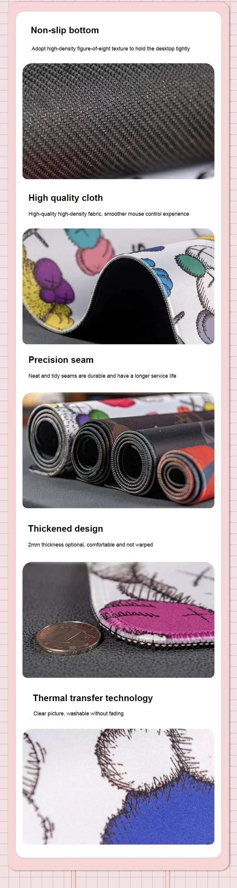 Anime Pretty Derby Mouse Pad HD Print Deskmat Gamer Keyboard Mousepad ...