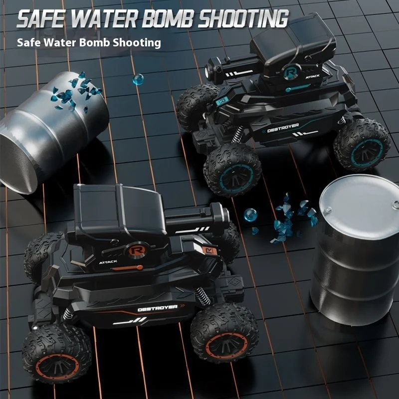 Remote-controlled-tank-toy-car-can-LAUNCH-water-bombs-Children-s ...