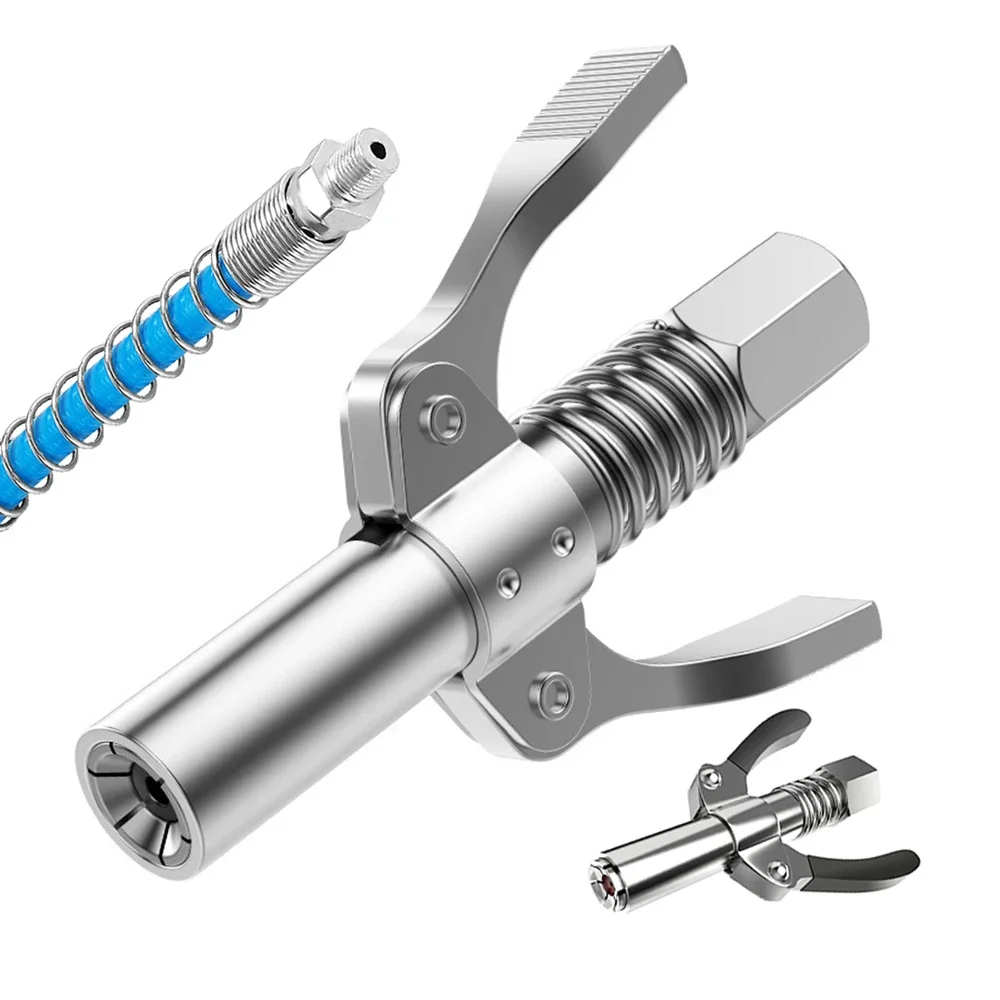 Car Syringe Lubricant Oil Pump Repair Tools Grease Gun Coupler Oiling ...