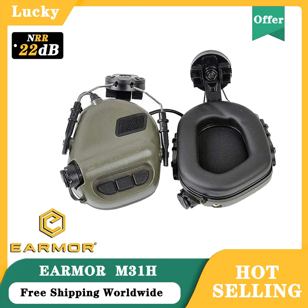 Military-Tactical-Headset-EARMOR-M31H-MOD3-ARC-Military-Helmet-Headset ...