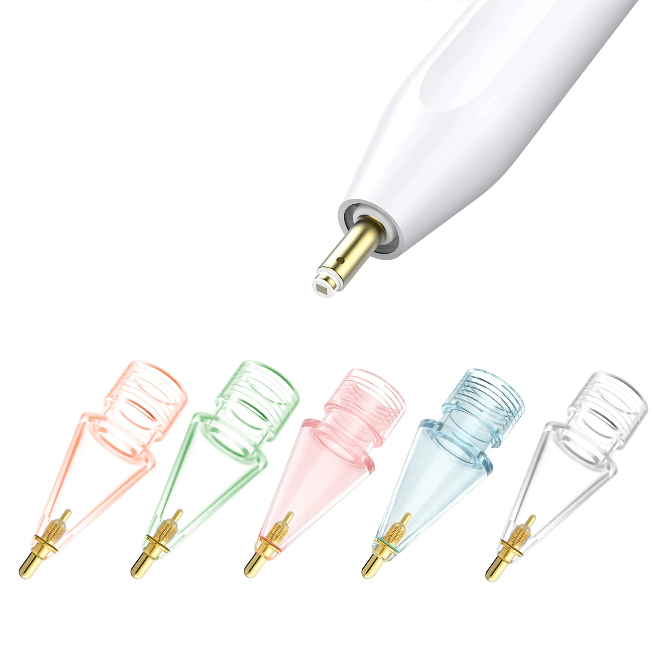 5-Pack-Clear-Pencil-Tips-for-Apple-Pencil-2nd-Generation-and-1st ...