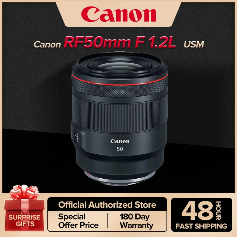 Canon-RF-50MM-F1-2-USM-Large-Aperture-Standard-Fixed-Focus-Portrait-Red ...