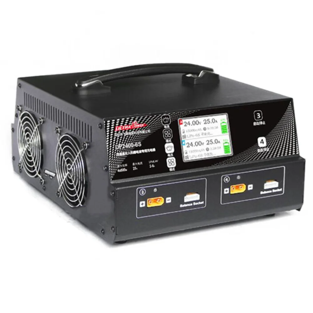 Ultra-Power-UP2400-6S-4X600W-25A-4-Channels-Output-LiPo-LiHV-Battery ...