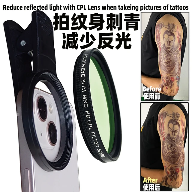 Camera Lens Tattoo