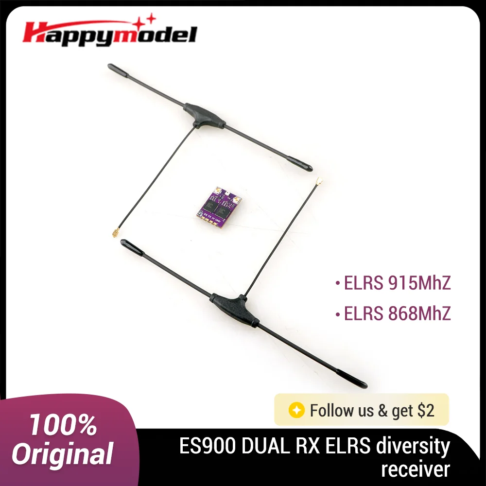 HappyModel-ES900-DUAL-RX-EP1-RX-EP2-RX-Nano-ELRS-Diversity-Receiver ...