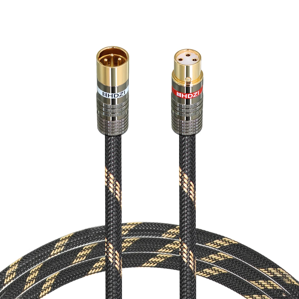 XLR Cable High Quality Male to Female HiFi Audio Speaker Cable Audio ...