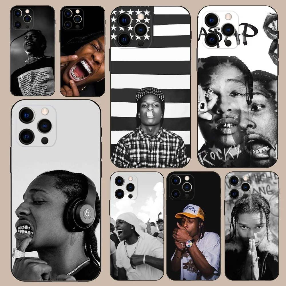 American Rapper A-ASAP Phone Case For iPhone 16,15,14,13,12,11,Pro,X,XS ...