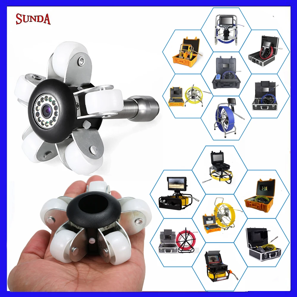 Spare-part-Guide-Wheels-Protective-Cover-for-23mm-Pipe-Sewer-Pipeline ...