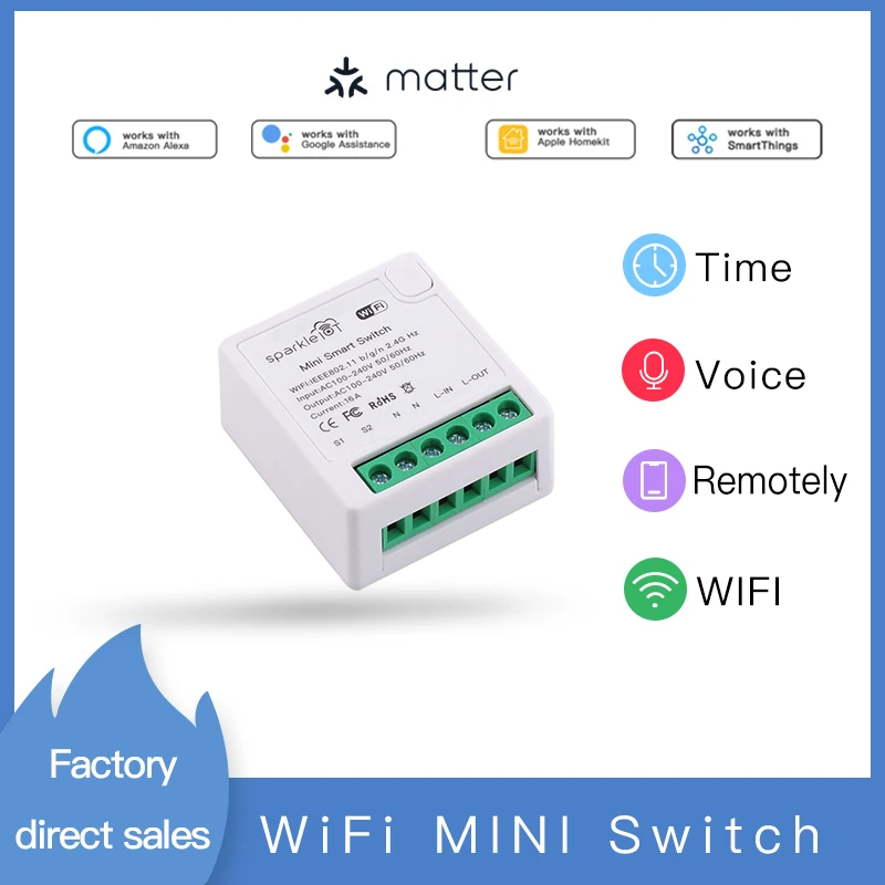 Matter-16A-WiFi-mini-Smart-Switch-Pass-through-Disconnect-Dual-Control ...