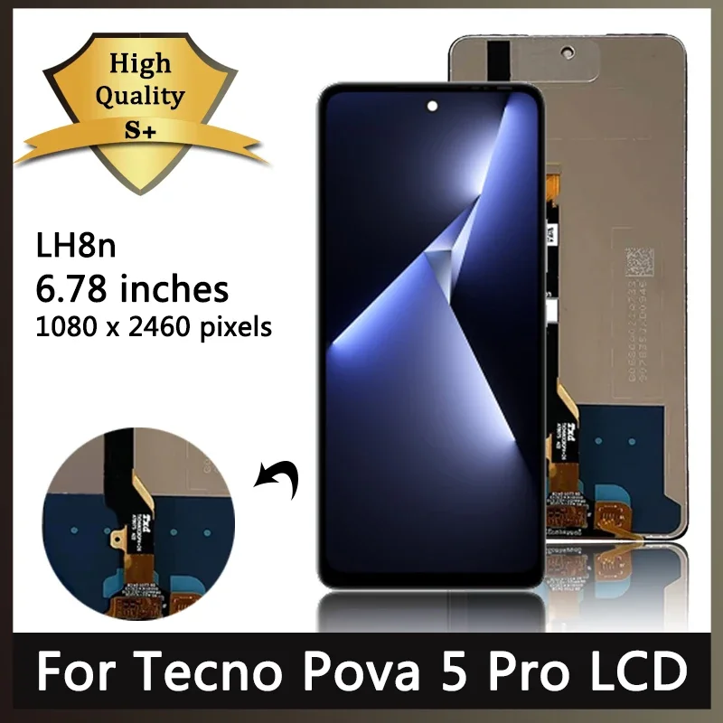 6-78-Pova5-Pro-Display-per-Tecno-Pova-5-Pro-5Pro-LH8n-Display-LCD-Touch ...