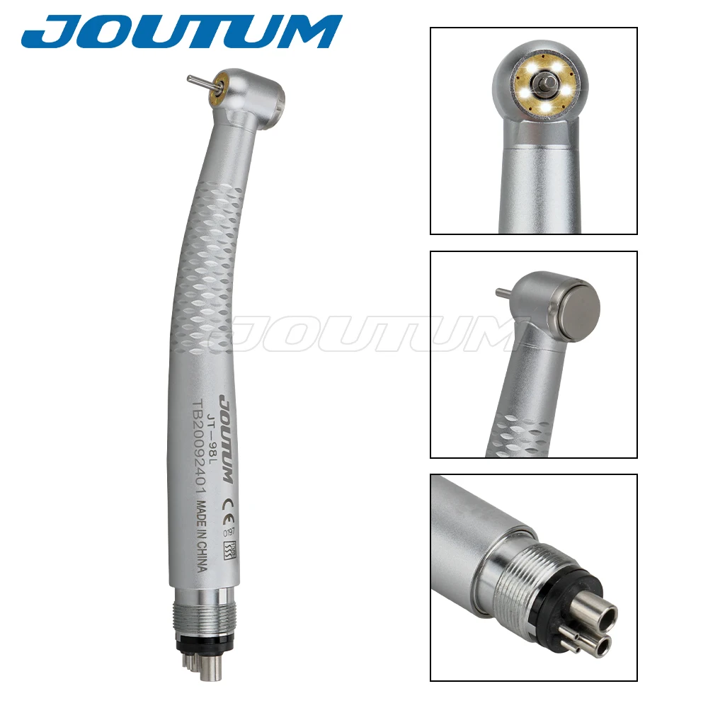Turbina de aire Dental de alta velocidad con 5 luces Led, Rotor de cartucho, pulverizadores de ...