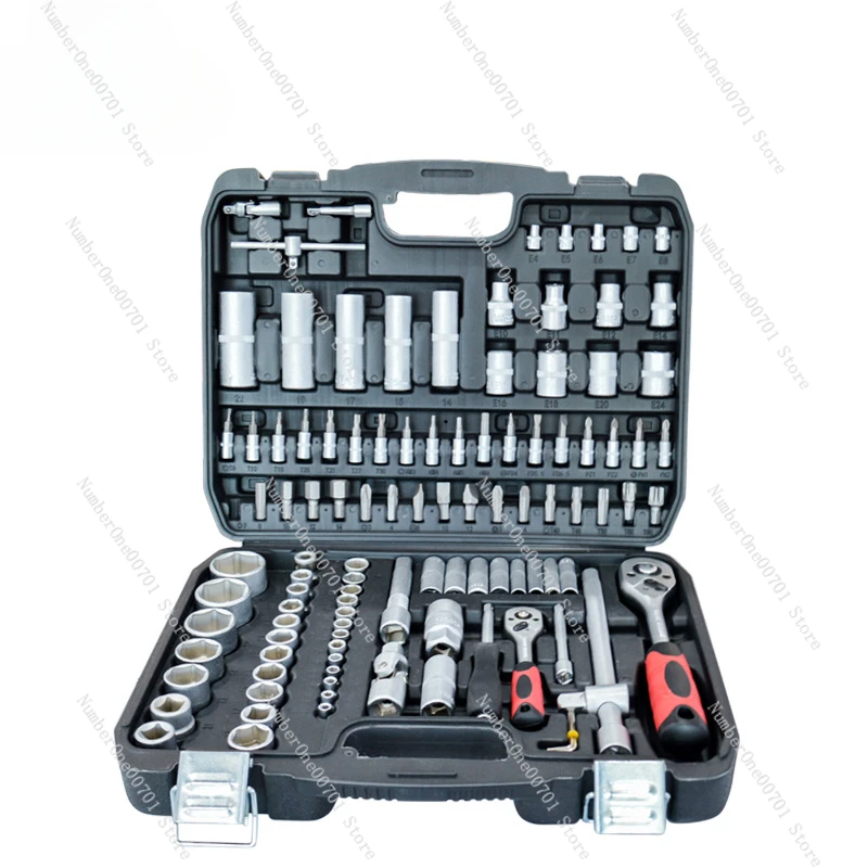 108-Pieces-Auto-Repair-Tools-Suit-Ratchet-Wrench-Socket-Combination ...