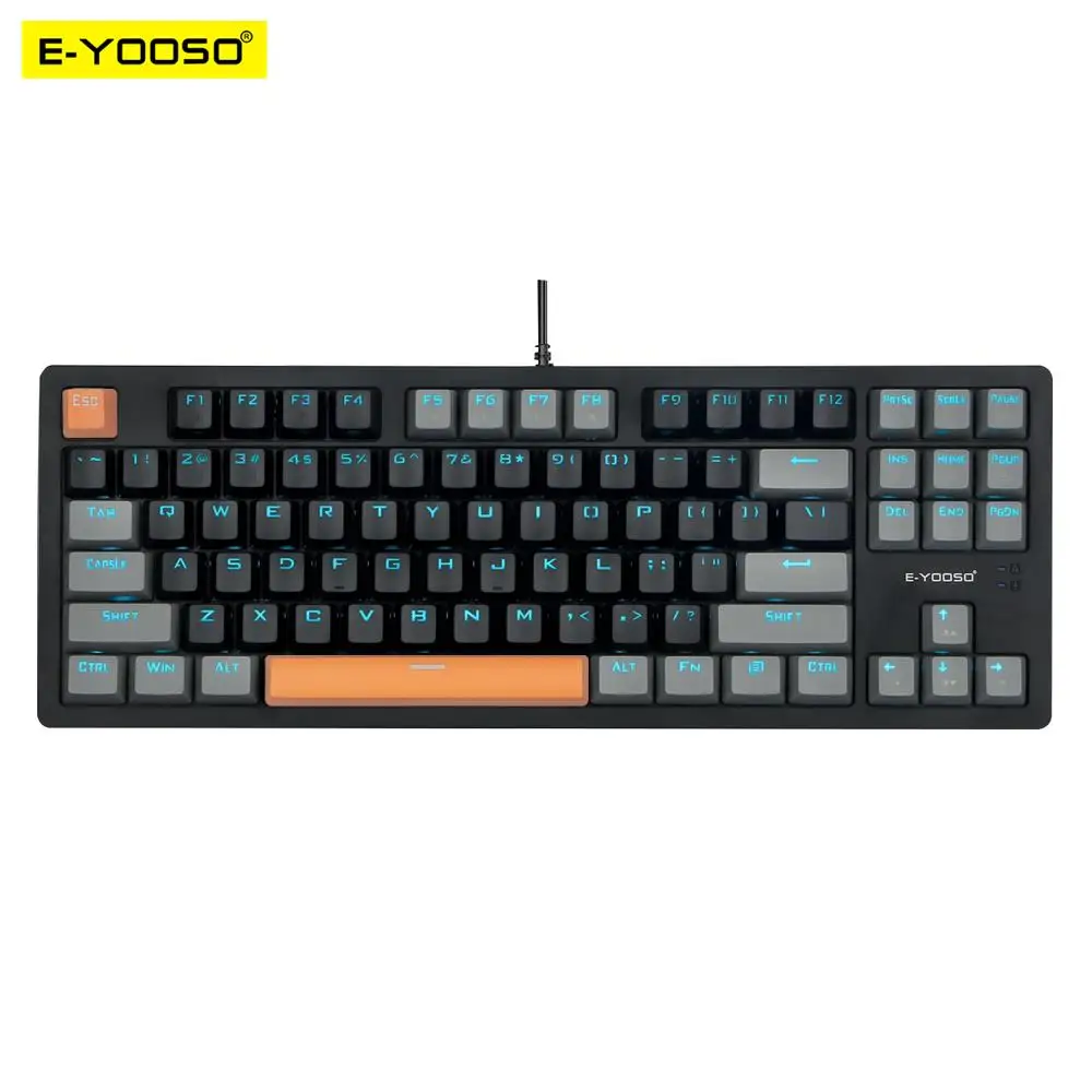 E-YOOSO-K620-USB-Mechanical-Gaming-Keyboard-Wired-Blue-Red-Switch ...