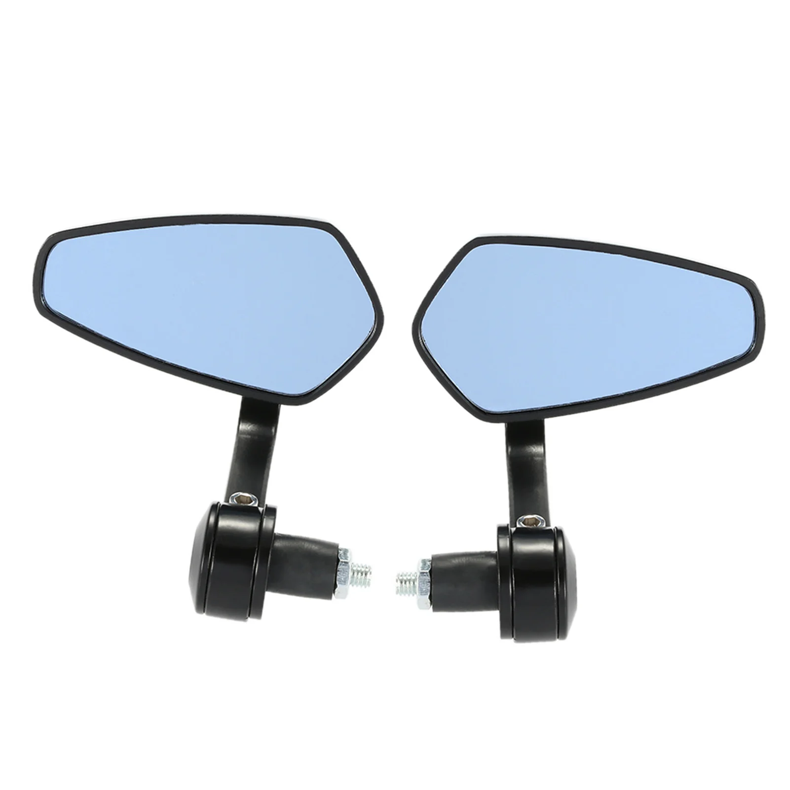 Pair-of-Motorcycle-End-Bar-Rearview-Mirror-Universal-7-8-Handle-Bar-360 ...