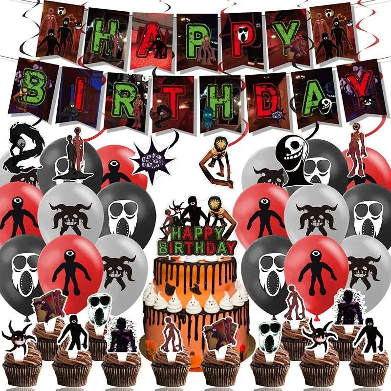 Roblox-Doors-Figure-Door-Party-Pull-Flag-Balloon-Charm-Diablo-Series ...