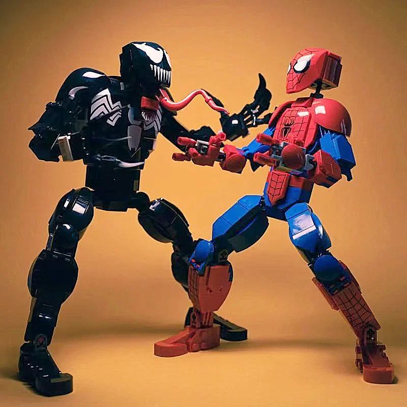 Miniso-Marvel-Spiderman-Venom-Symbiosis-Aliens-Heroes-Building-Block ...