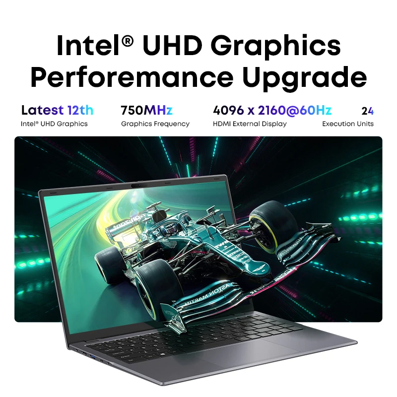 CHUWI GemiBook XPro Laptop 14.1-inch Intel N100 Graphics 600 GPU 8GB ...