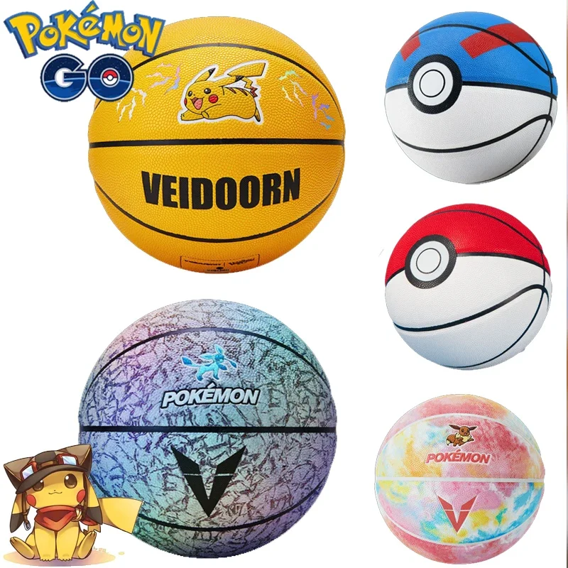 Pokemon-Pikachu-Quality-Basketball-Ball-Official-Size-7-PU-Leather ...